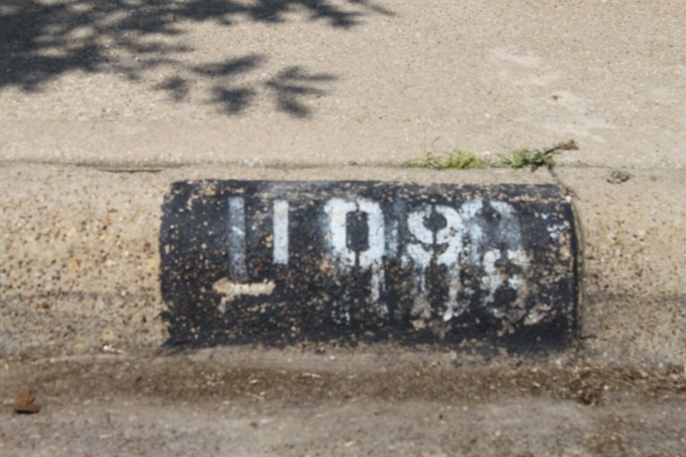 Spray Painted Curb Numbers | THE CAVENDER DIARY