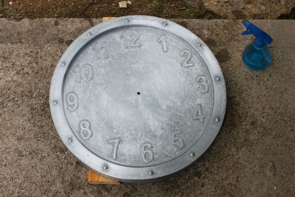 Aging a Galvanized Metal Clock | THE CAVENDER DIARY