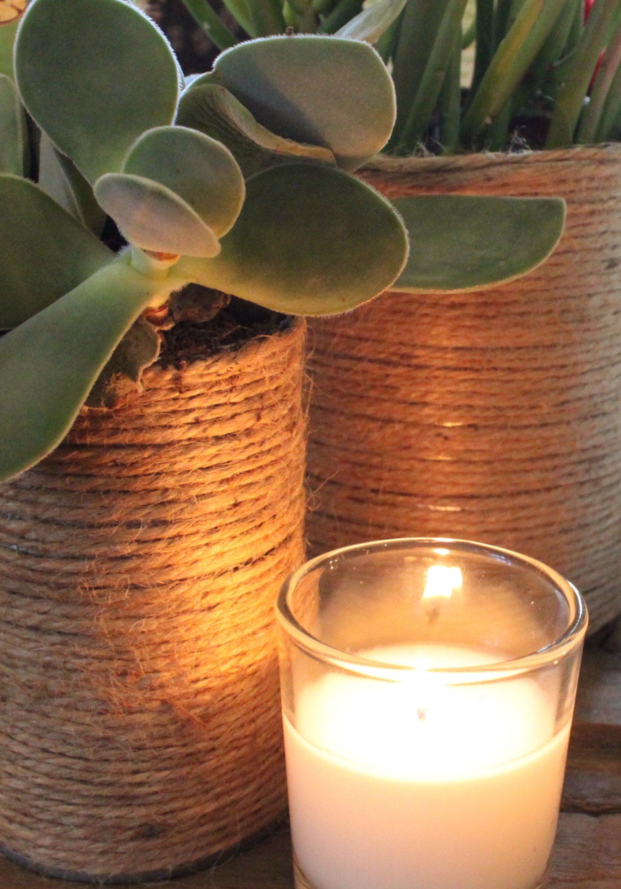 Jute Wrapped Tin Cans | THE CAVENDER DIARY